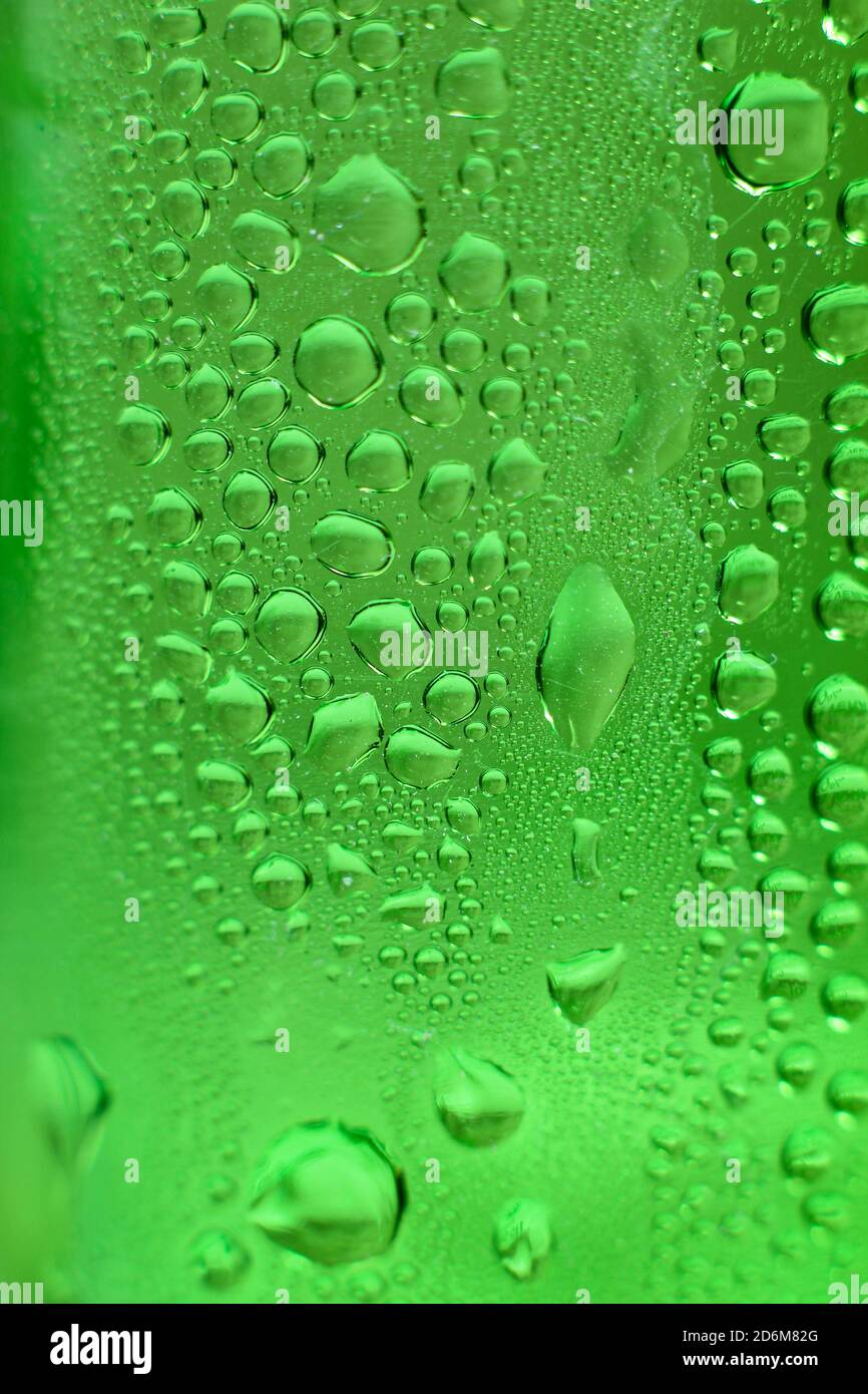 Close up water droplets on the glass, Rain drops on the glass Stock ...