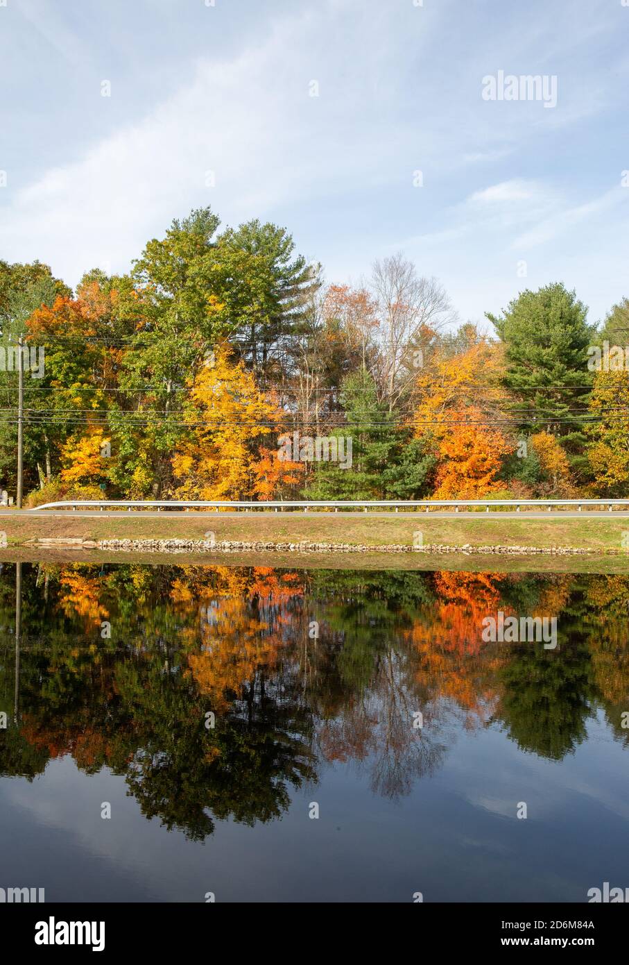 Fall foliage colors of New England Stock Photo - Alamy
