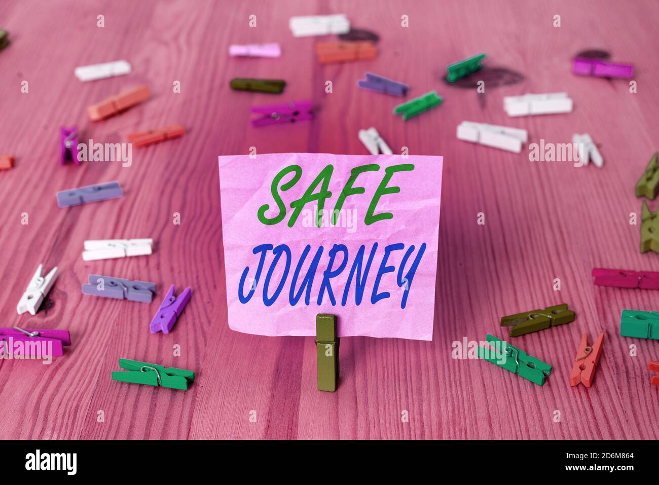 Text sign showing Safe Journey. Business photo text Blessing Bid ...