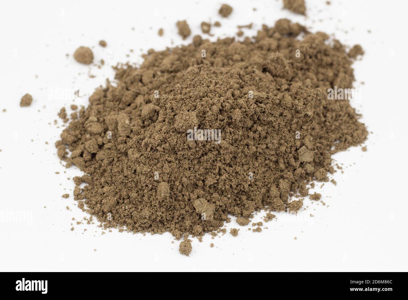 Dirty earth on white background. Natural soil texture Stock Photo - Alamy