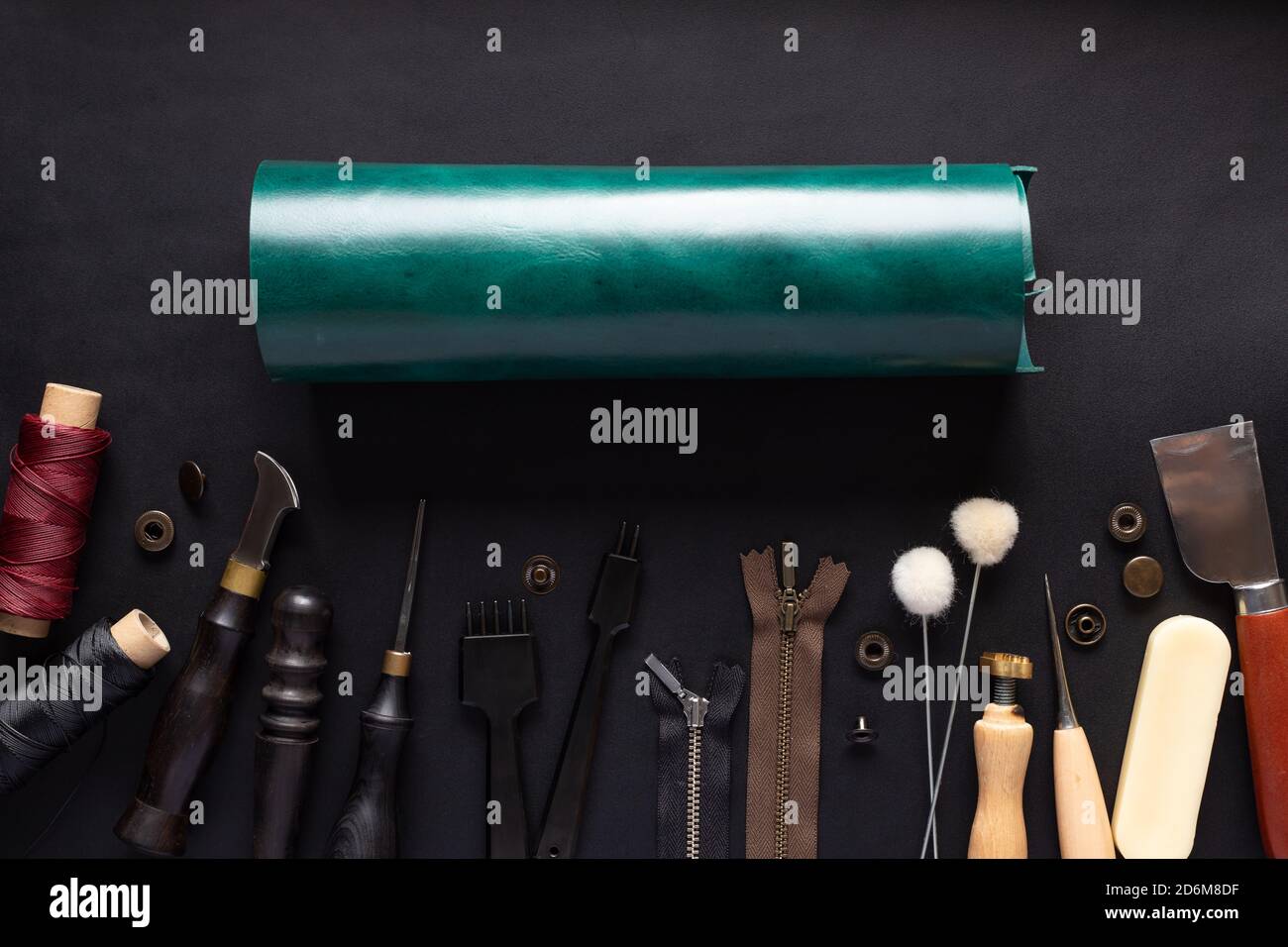 Leather manufacturing tools hi-res stock photography and images - Alamy