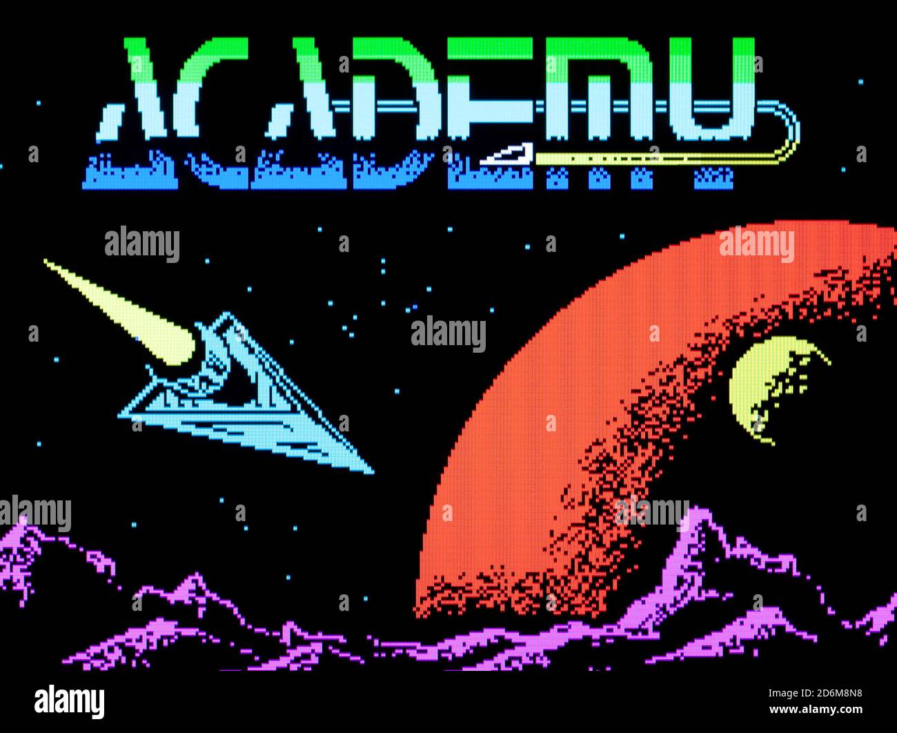 Academy - Sinclair ZX Spectrum Videogame - Editorial use only Stock ...