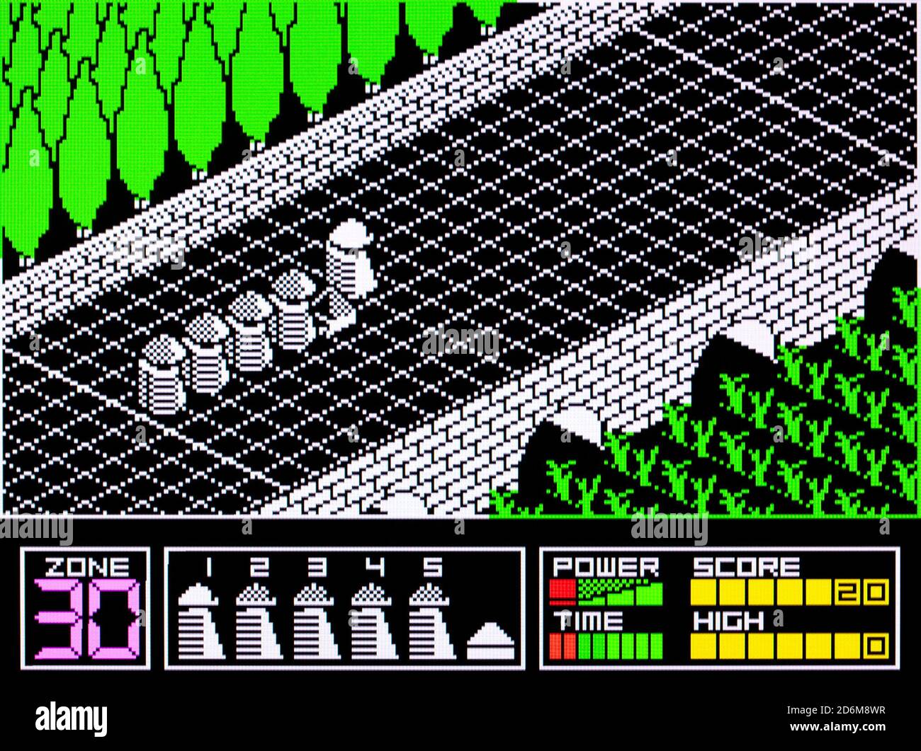 Highway Encounter - Sinclair ZX Spectrum Videogame - Editorial use only ...