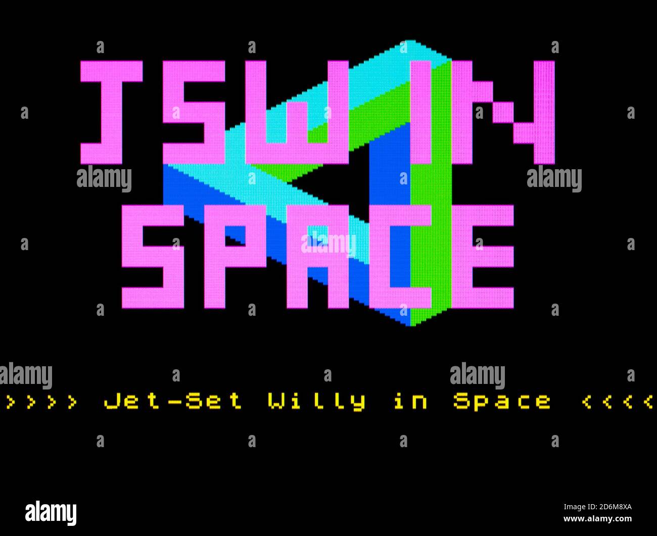 Jet Set Willy in Space - Sinclair ZX Spectrum Videogame - Editorial use ...
