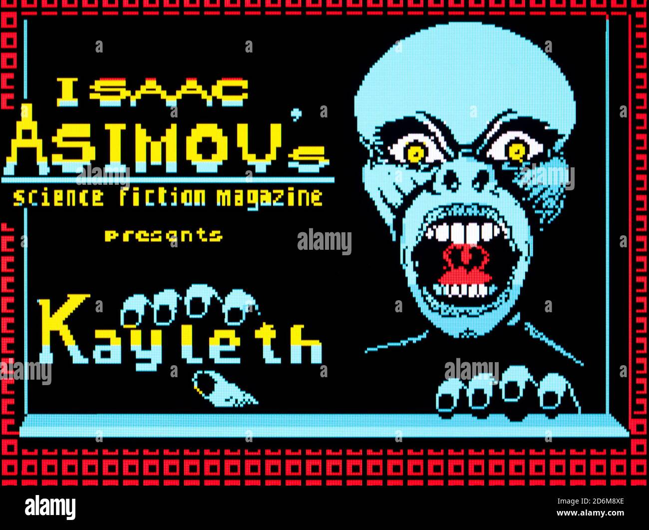 Kayleth - Sinclair ZX Spectrum Videogame - Editorial use only Stock ...