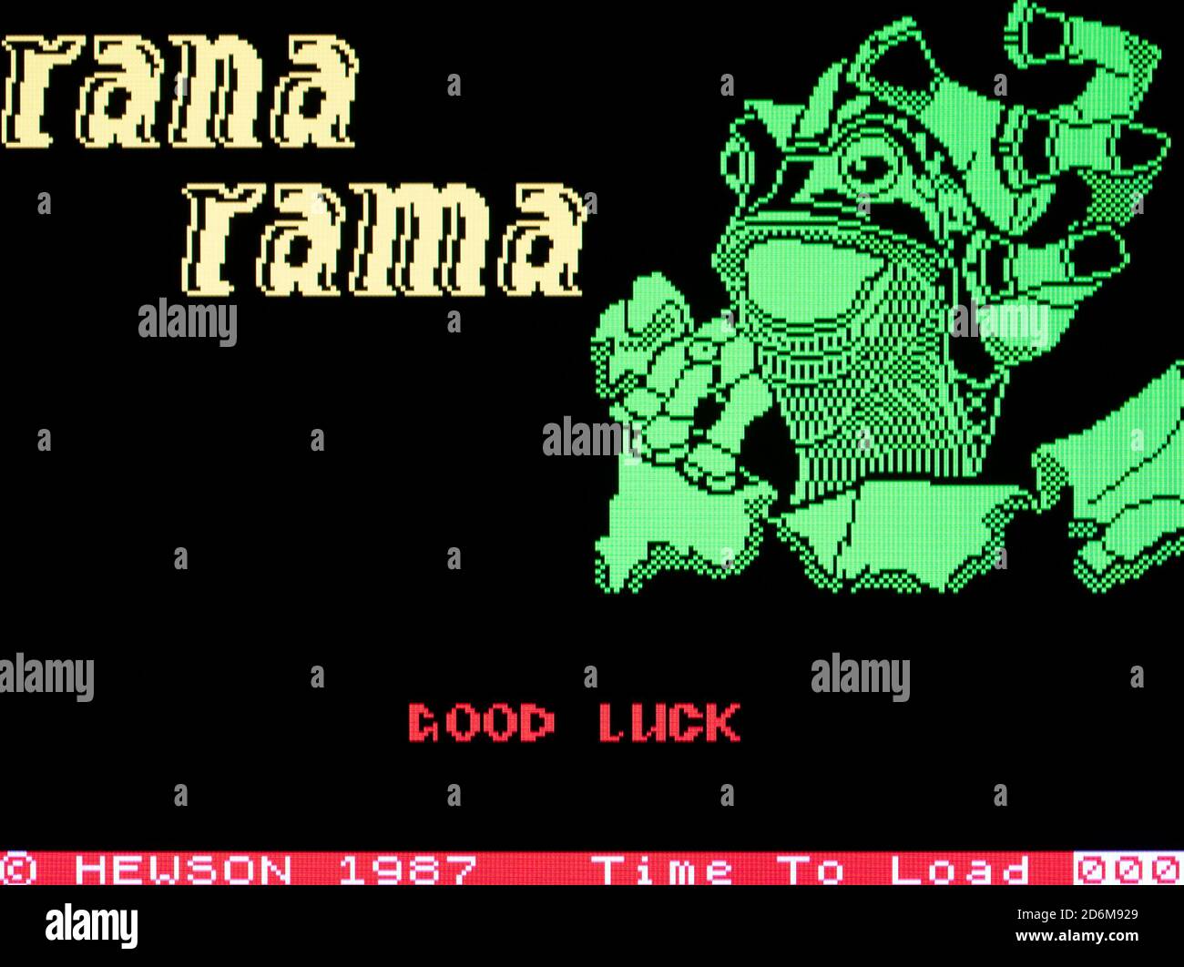 Rana Rama - Sinclair ZX Spectrum Videogame - Editorial use only Stock ...