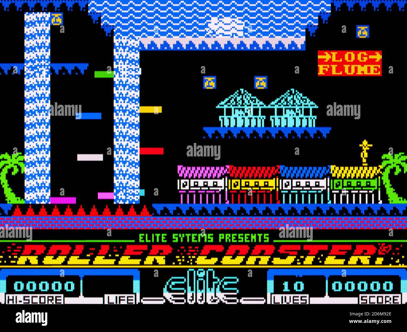 Roller Coaster - Sinclair ZX Spectrum Videogame - Editorial use only ...