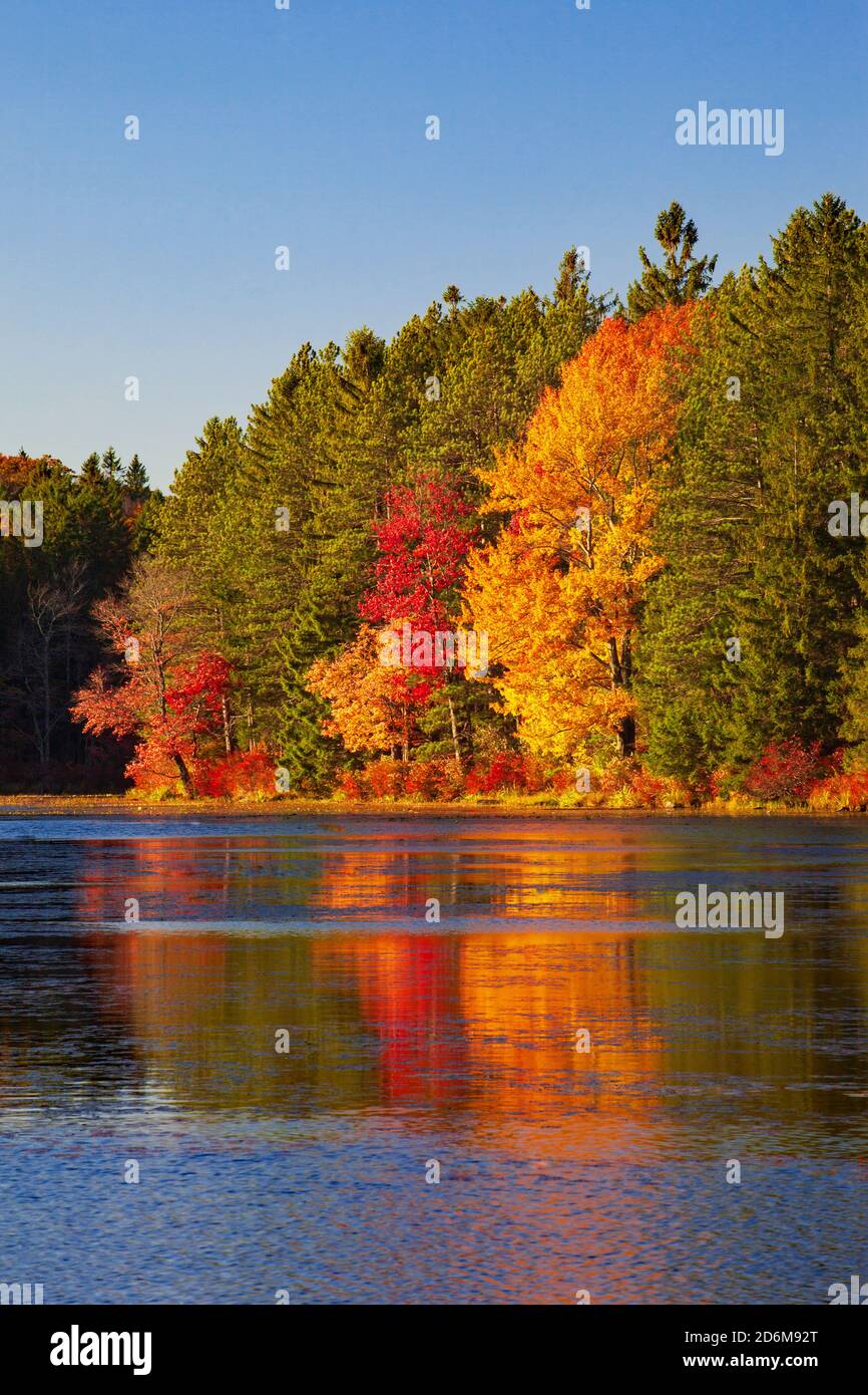 422-acre Promised Land Lake at Promised Land State Park is located in ...