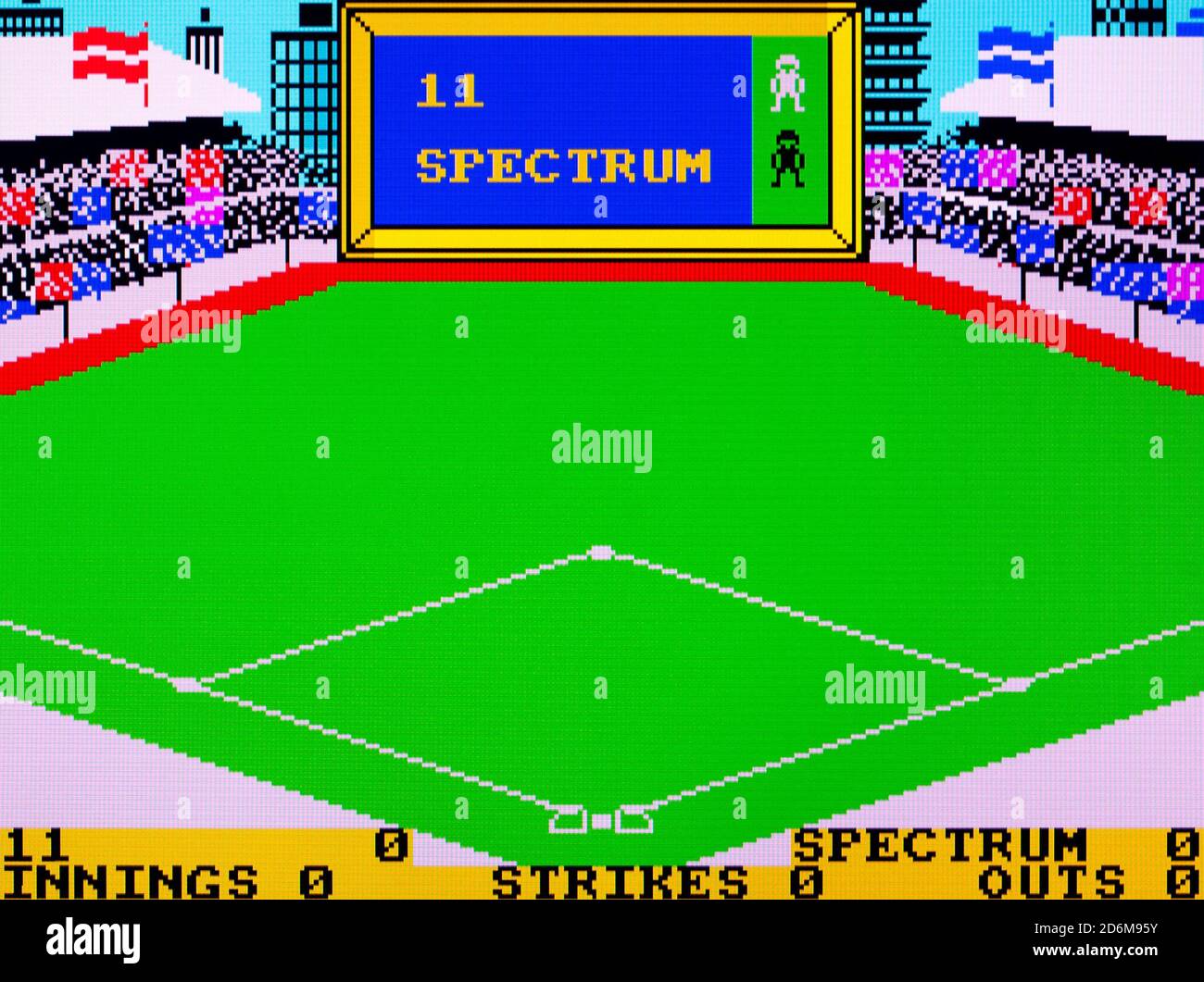 World Series Baseball - Sinclair ZX Spectrum Videogame - Editorial use ...