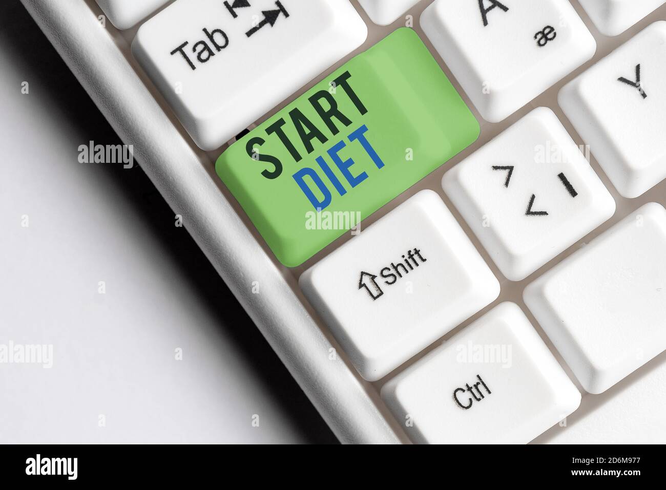 Writing note showing Start Diet. Business concept for the practice of ...