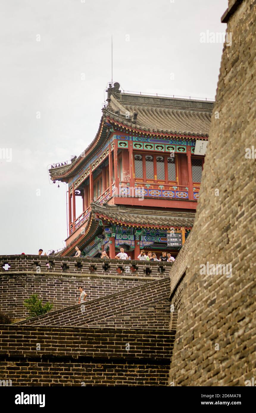 Qinhuangdao / China - July 23, 2016: Laolongtou Great Wall (Old Dragon ...