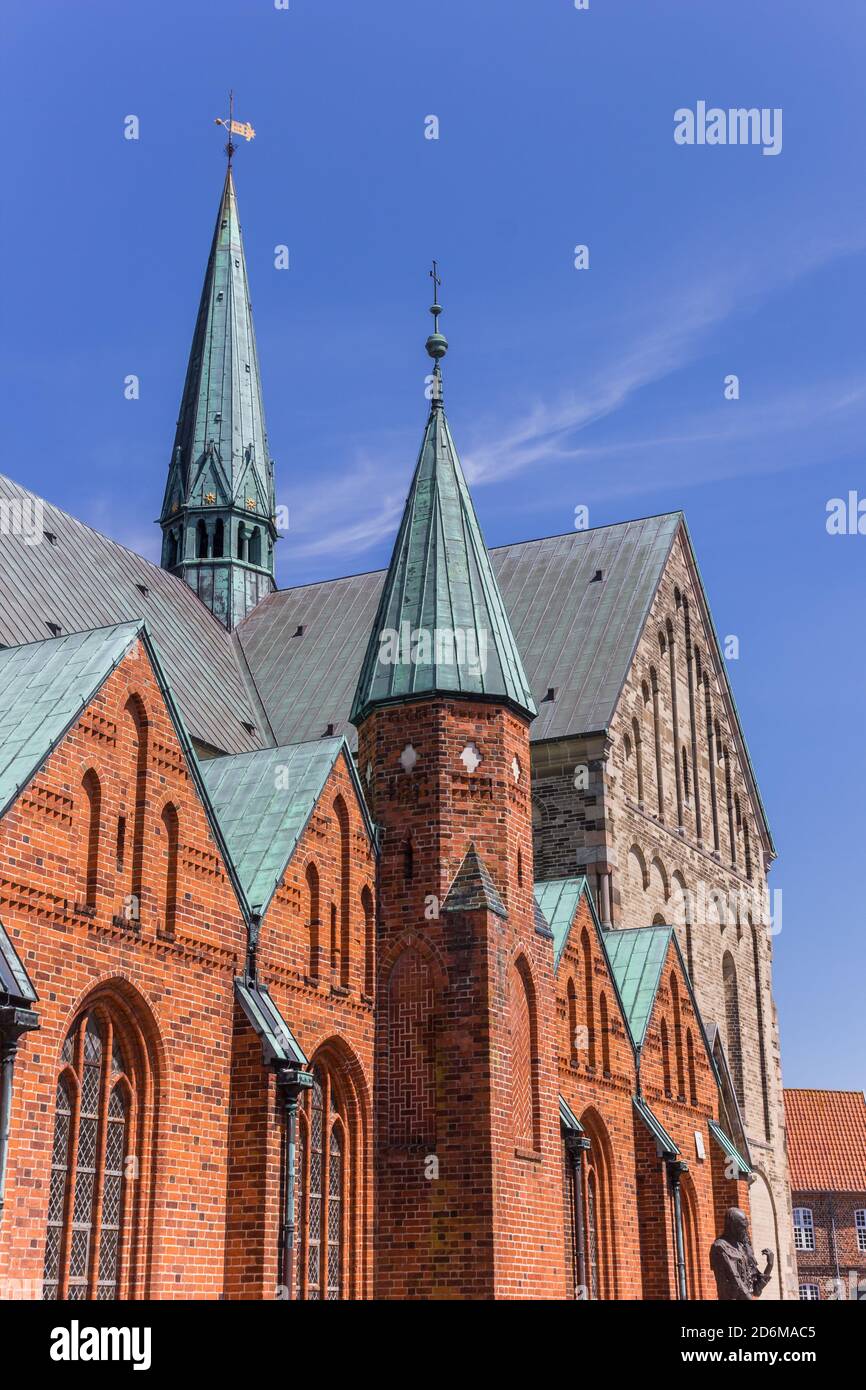 Towers of the historic cathedral in Ribe, Denmark Stock Photo - Alamy