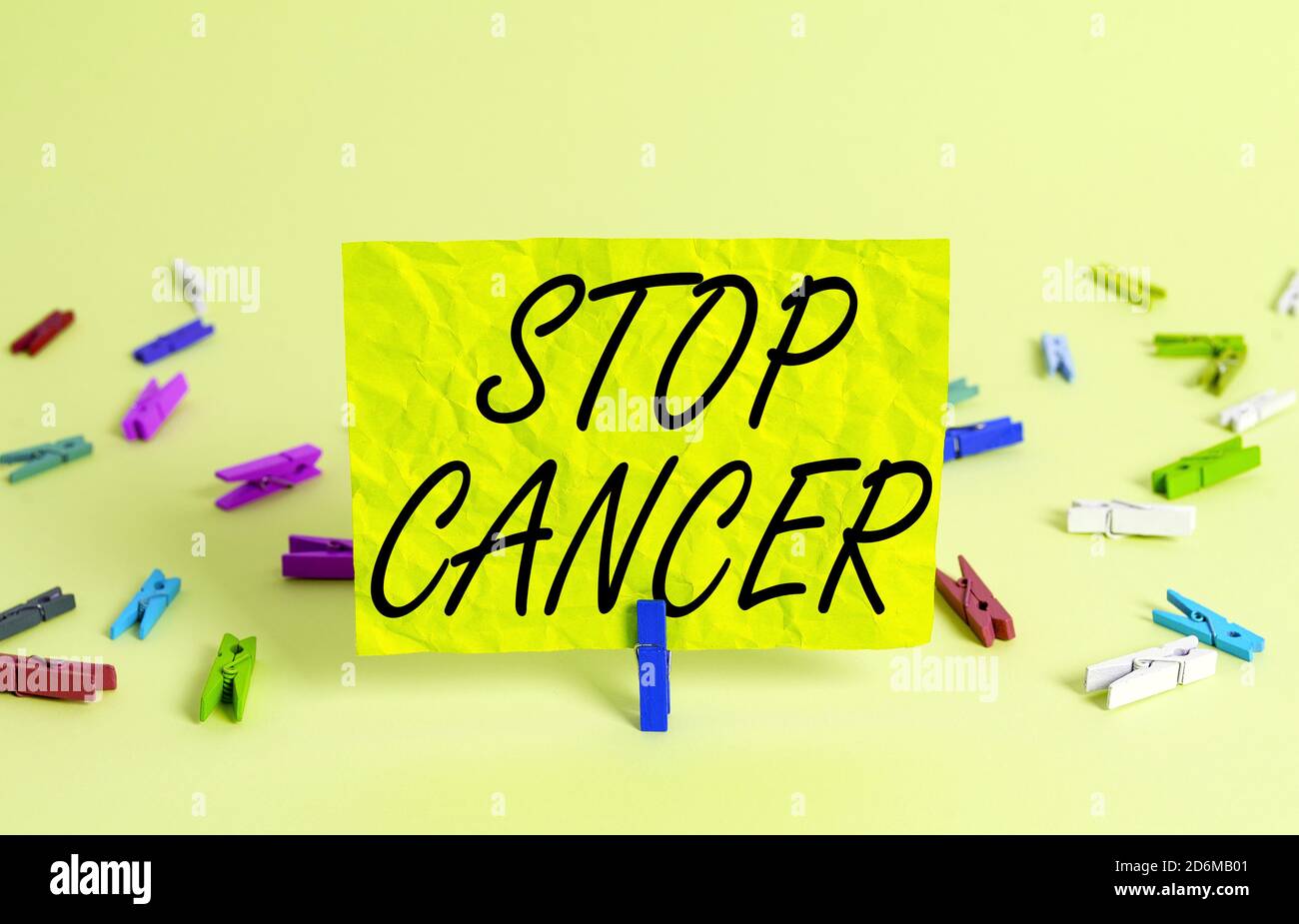 Text sign showing Stop Cancer. Business photo text prevent the ...