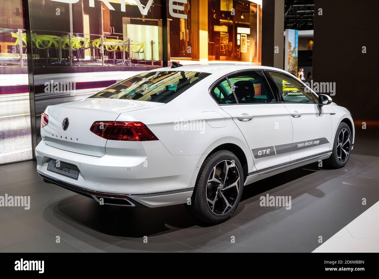 Volkswagen Passat GTE car at the 89th Geneva International Motor Show ...