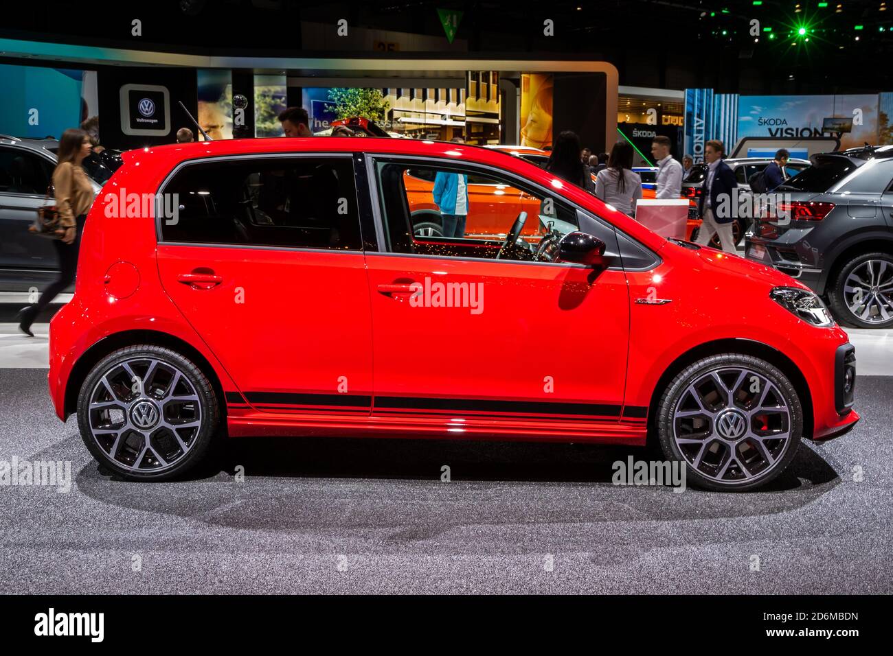 Volkswagen Up GTI car at the 89th Geneva International Motor Show ...