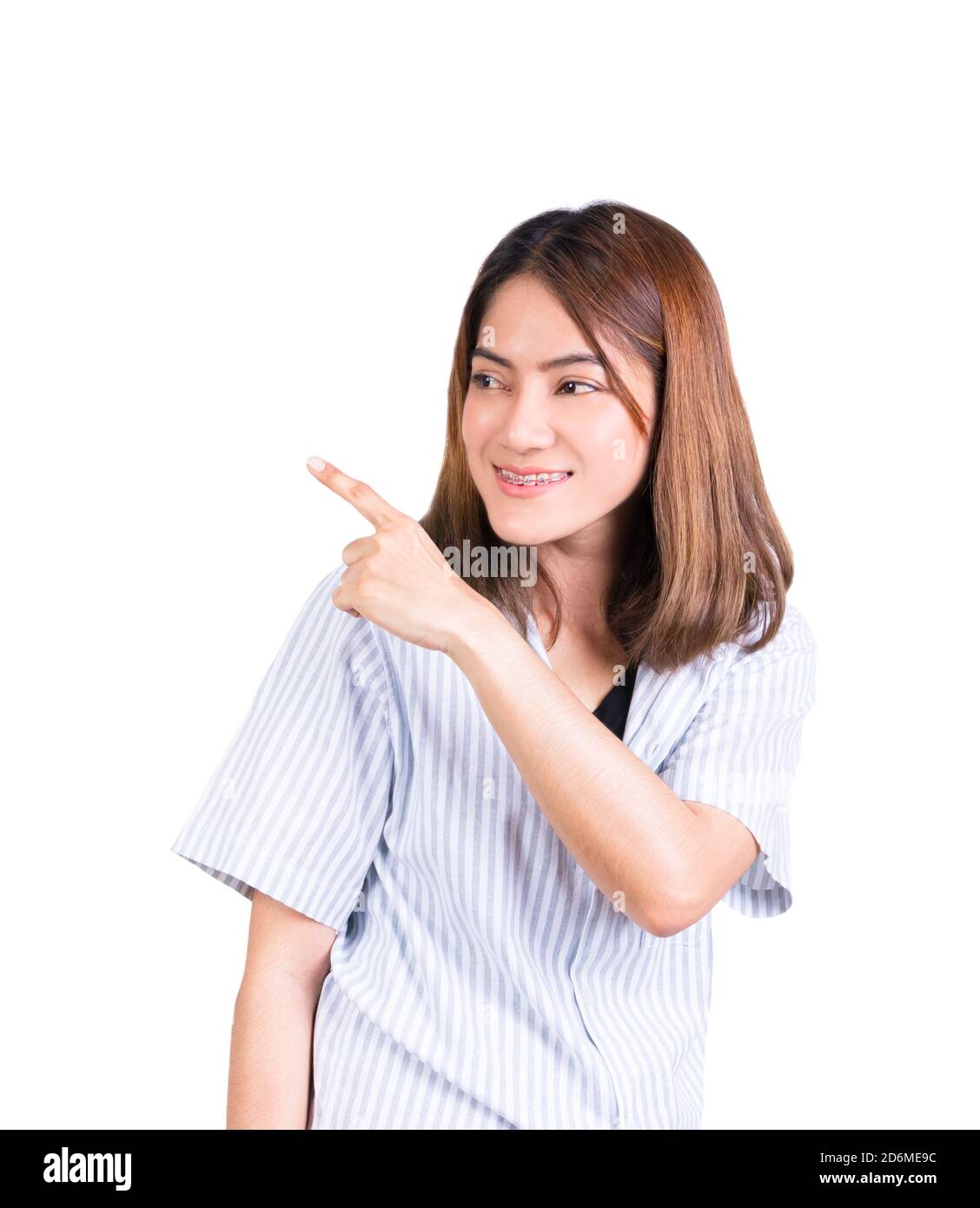 Side closeup portrait asian Cut Out Stock Images & Pictures - Alamy