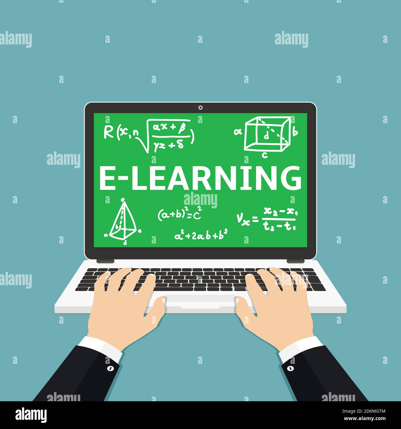 Closeup hand man using Stock Vector Images - Alamy