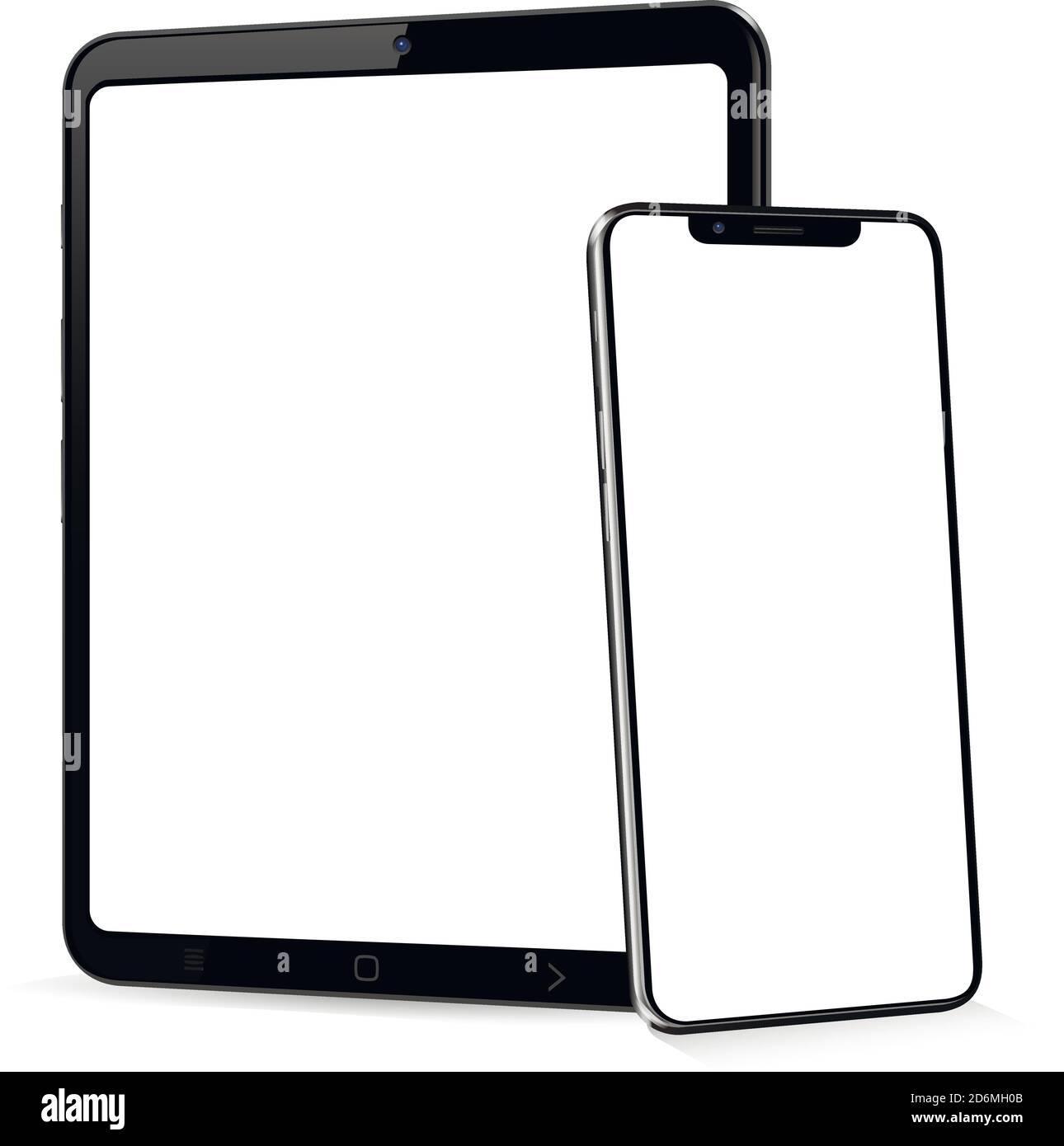 Phone mock Stock Vector Images - Alamy