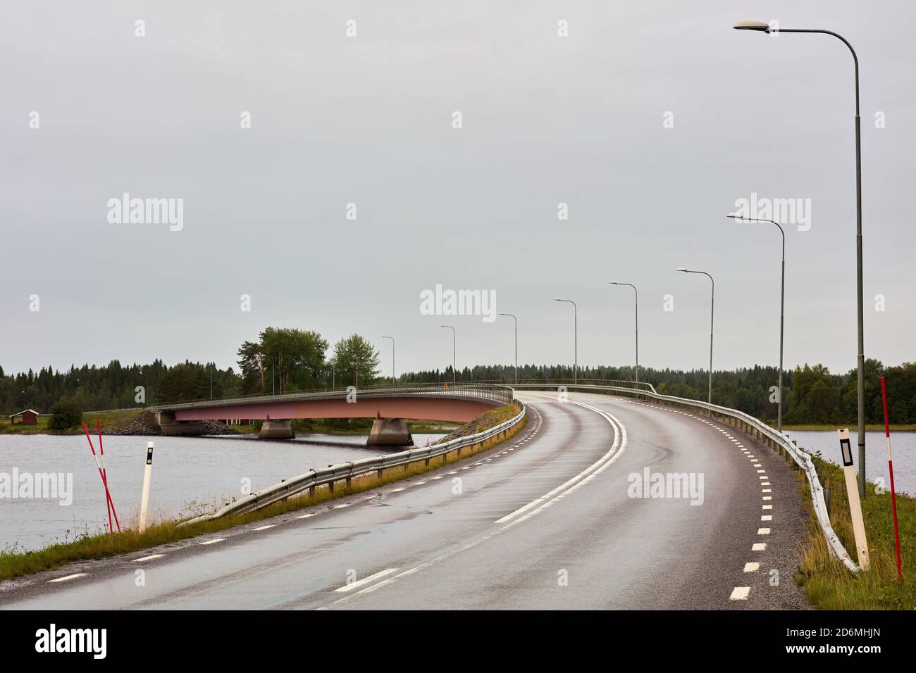 Bridge between Hammerdal and Bye in Jämtland, Sweden Stock Photo - Alamy