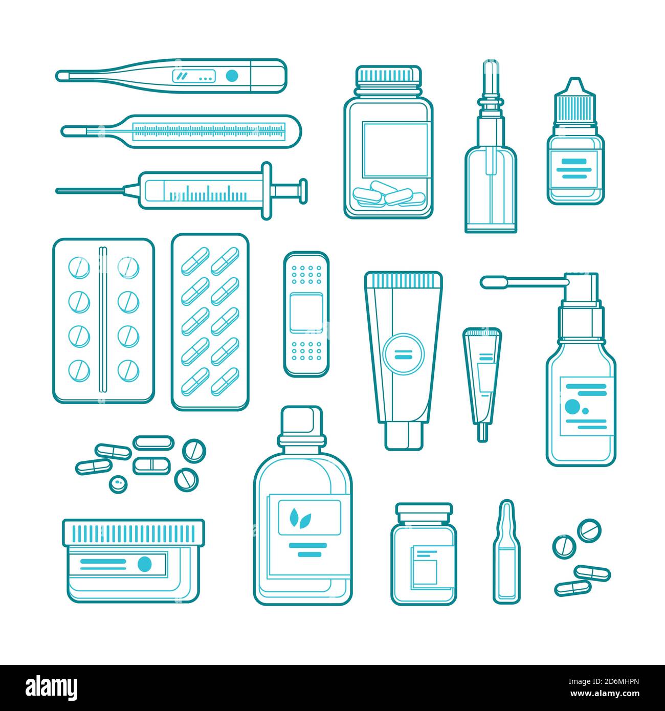 Medication vector vectors hi-res stock photography and images - Alamy