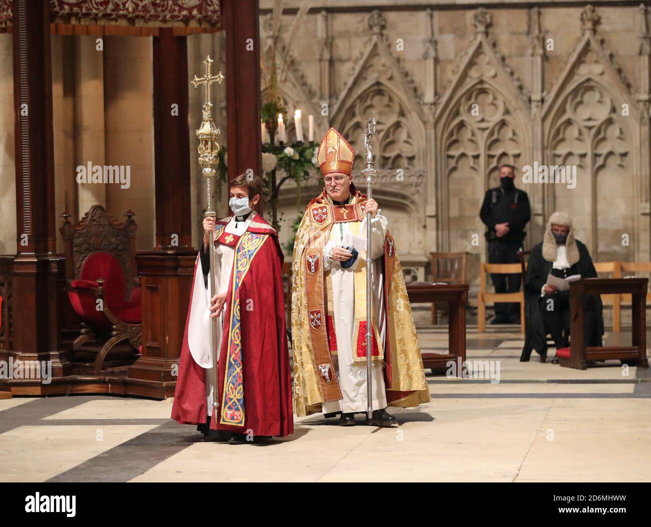 The Most Reverend Stephen Cottrell (second from left), during his ...