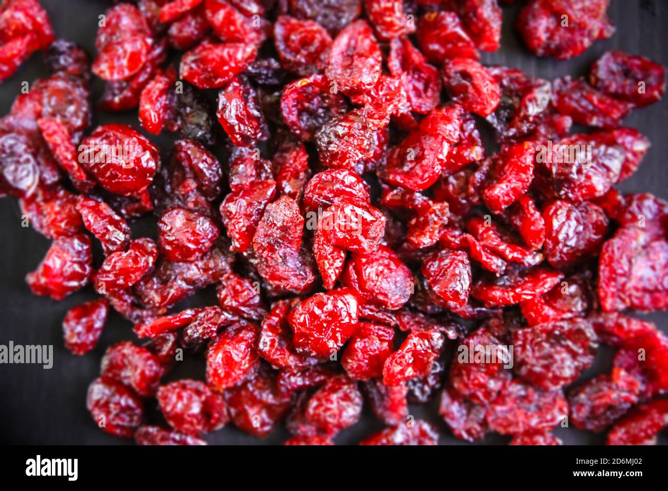 Dried cranberries background texture wallpaper. Top view Stock Photo ...