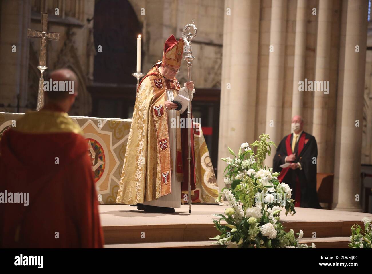 The Most Reverend Stephen Cottrell, during his enthronement as the 98th ...