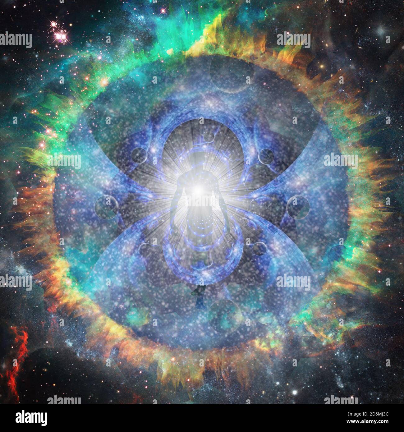 Essence of light in space Stock Photo - Alamy