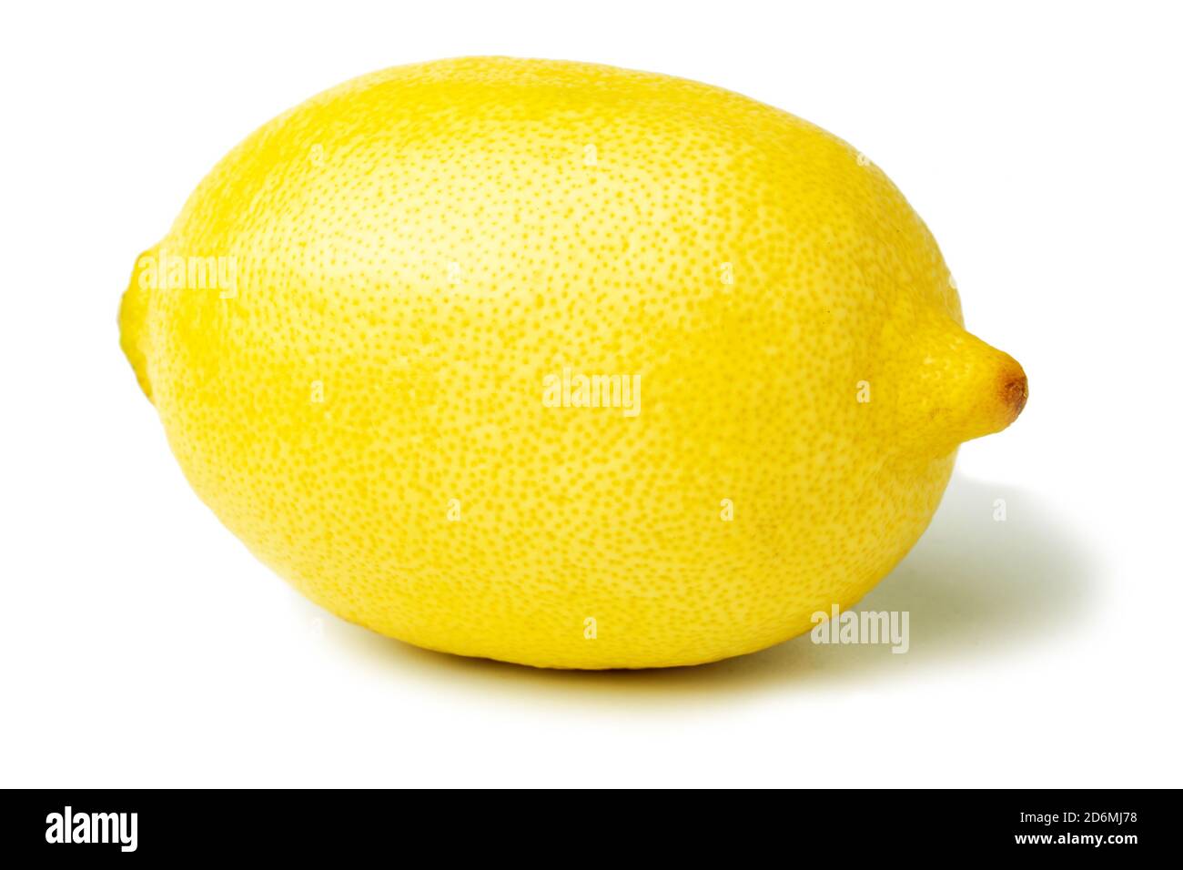 One fresh lemon isolated Stock Photo - Alamy