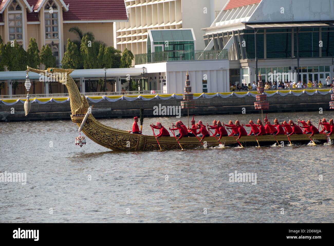 Royal Barge Procession, Chao Phya River, Bangkok, Thailand Stock Photo ...