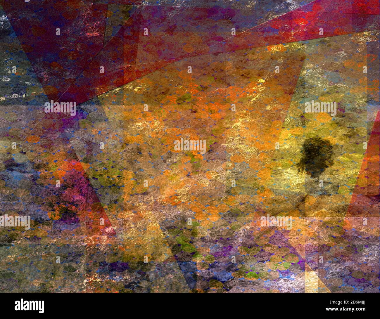 Vivid Digital Abstraction Stock Photo - Alamy