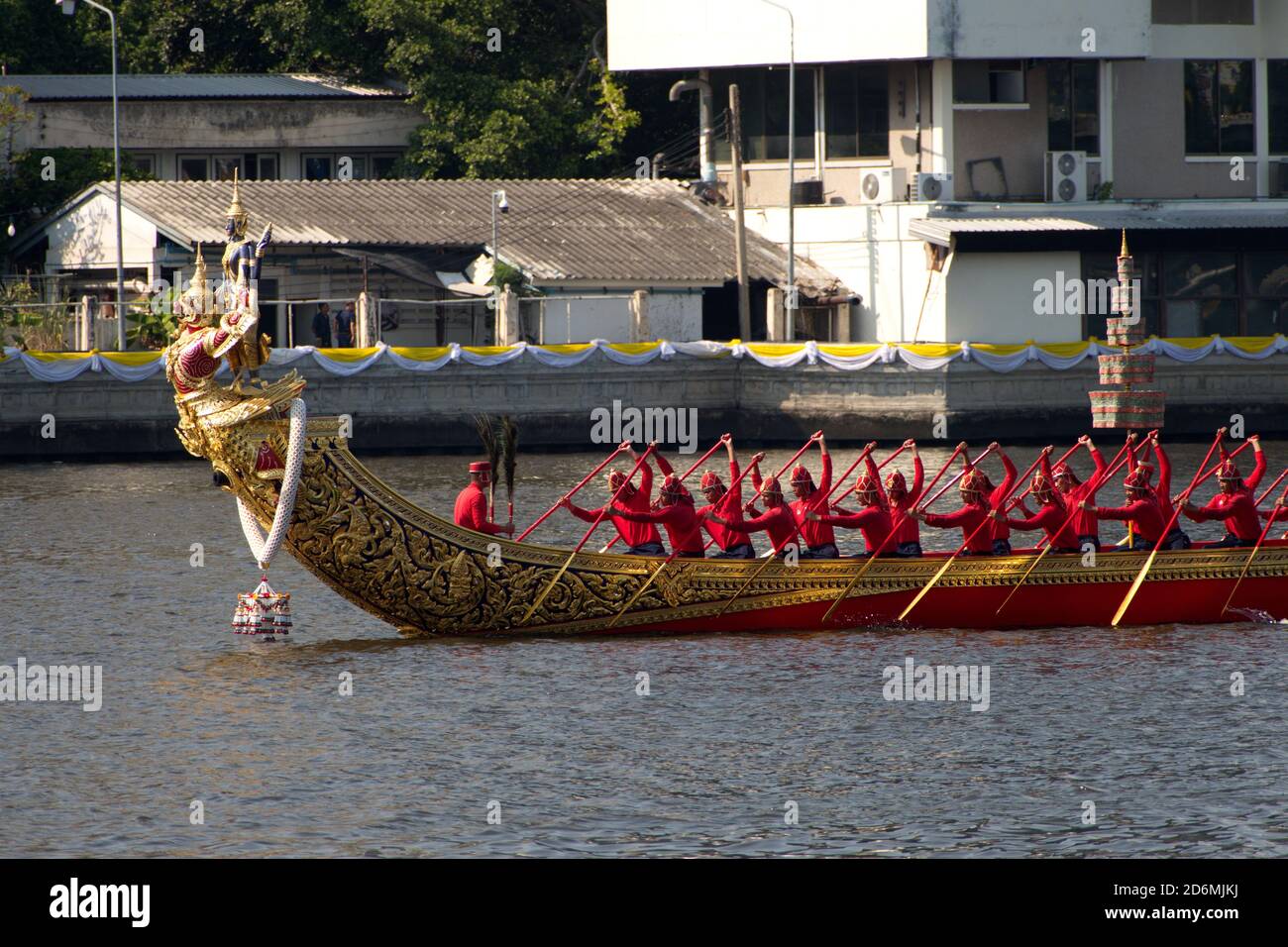 Royal Barge Procession, Chao Phya River, Bangkok, Thailand Stock Photo ...