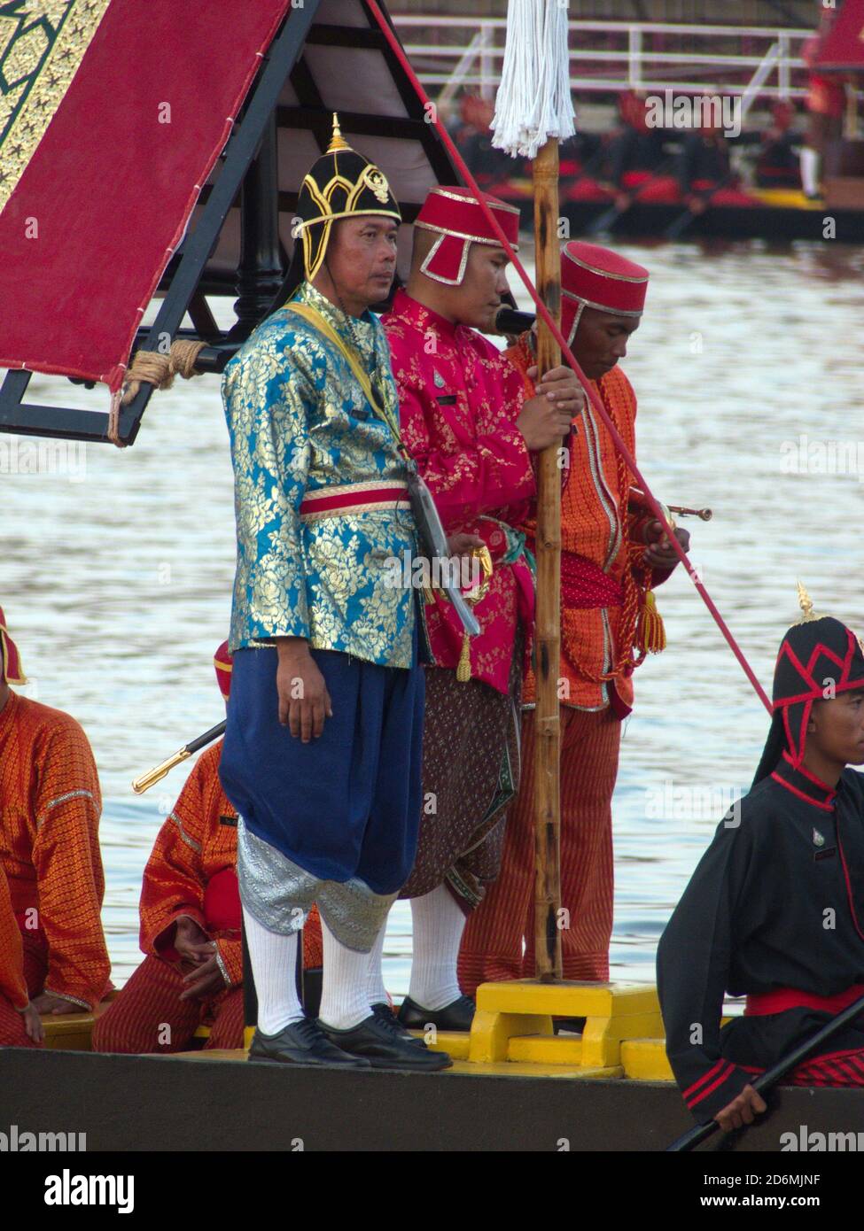 Royal Barge Procession, Chao Phya River, Bangkok, Thailand Stock Photo ...