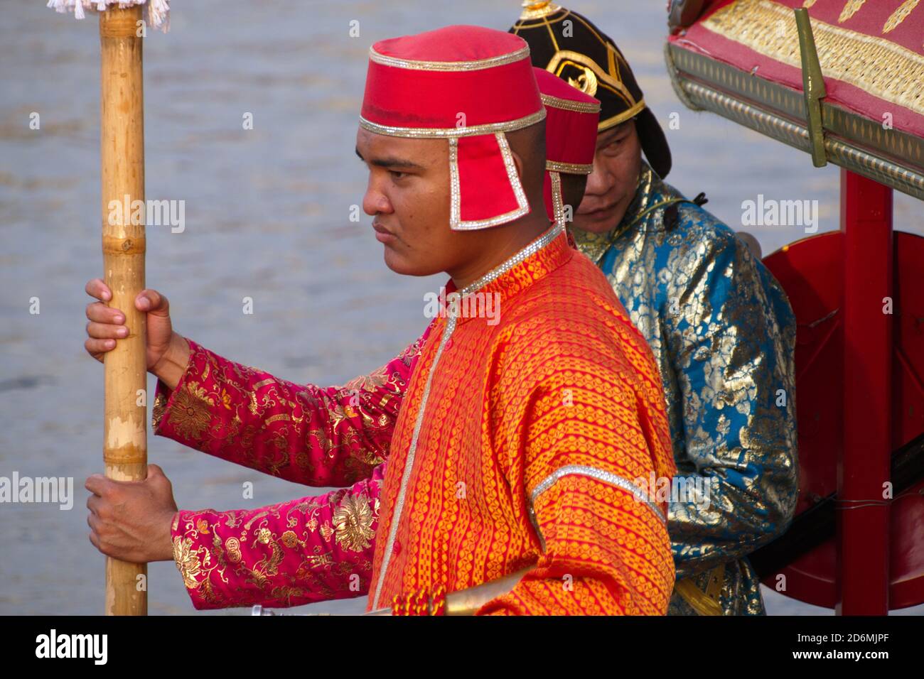 Royal Barge Procession, Chao Phya River, Bangkok, Thailand Stock Photo ...