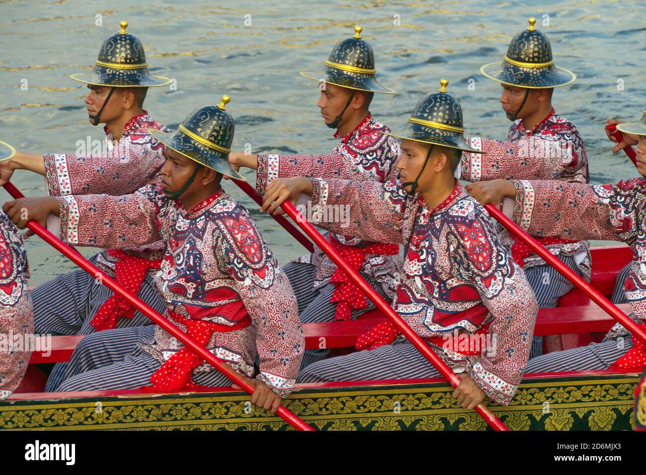 Royal Barge Procession, Chao Phya River, Bangkok, Thailand Stock Photo ...
