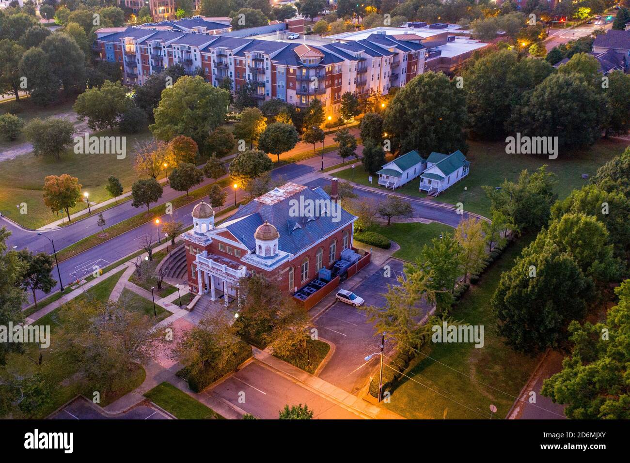 The Little Rock Cultural Center in Charlotte North Carolina Stock Photo ...