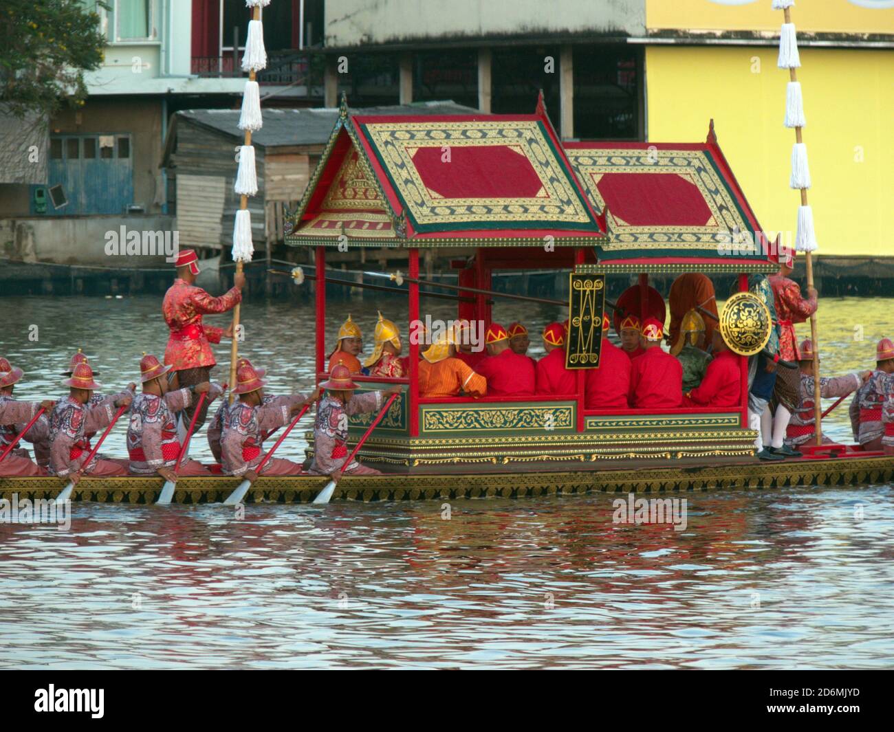Royal Barge Procession, Chao Phya River, Bangkok, Thailand Stock Photo ...