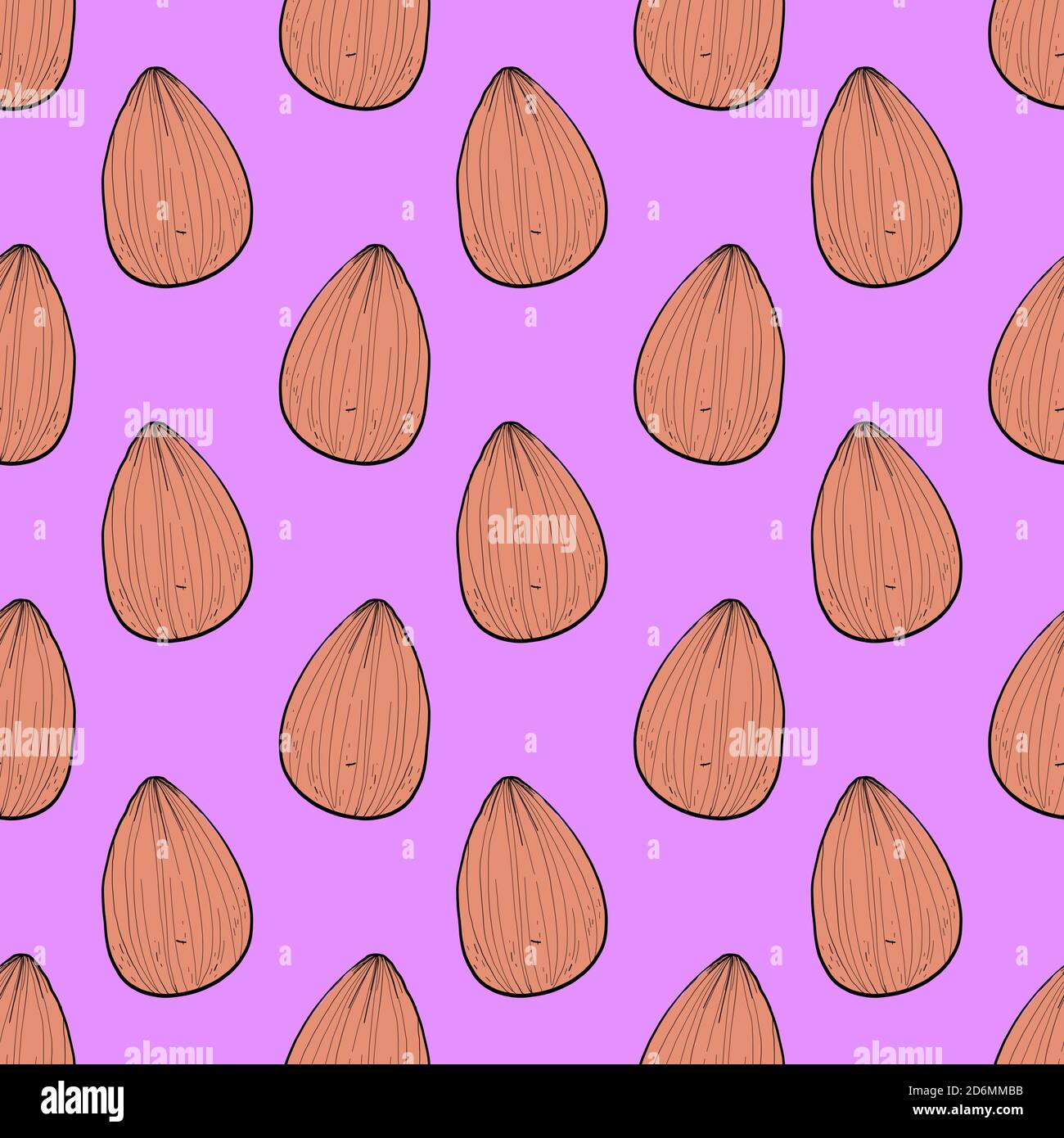 Almond beach Stock Vector Images - Alamy