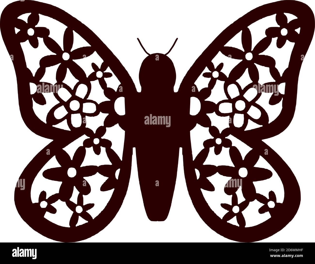 Butterfly postcard Cut Out Stock Images & Pictures - Alamy