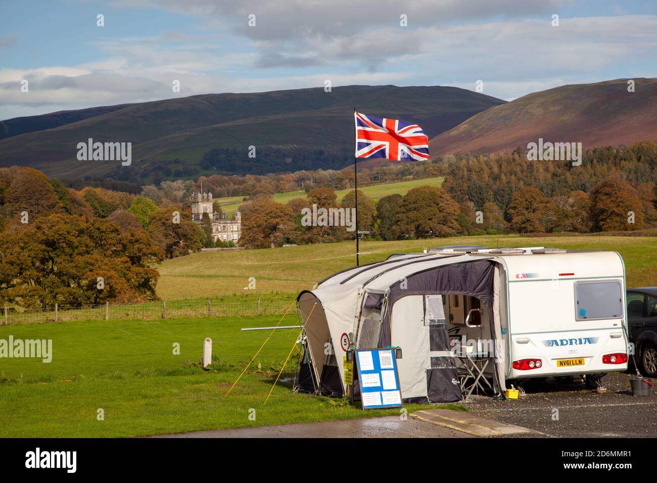 Caravan and motorhome rally at the Cumbrian market town of Kirkby ...