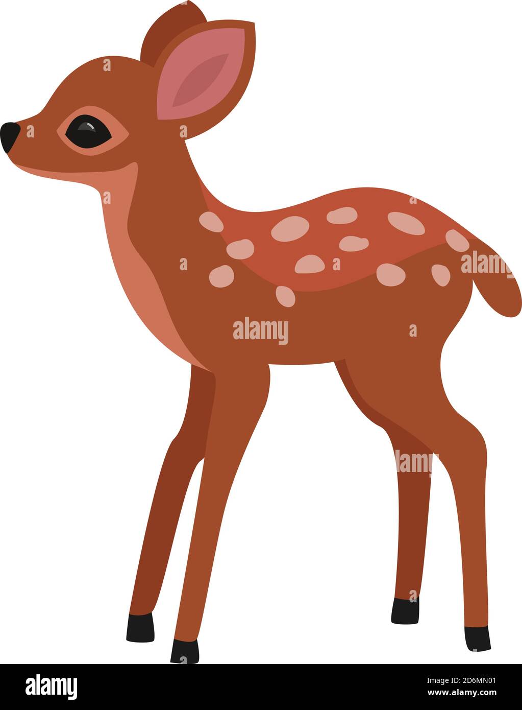 Baby deer Stock Vector Images - Alamy