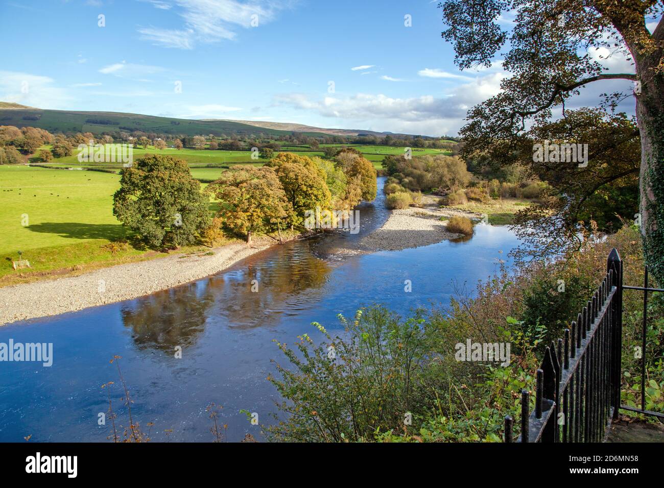 View over the river Lune from the viewpoint of Ruskin's view in the ...