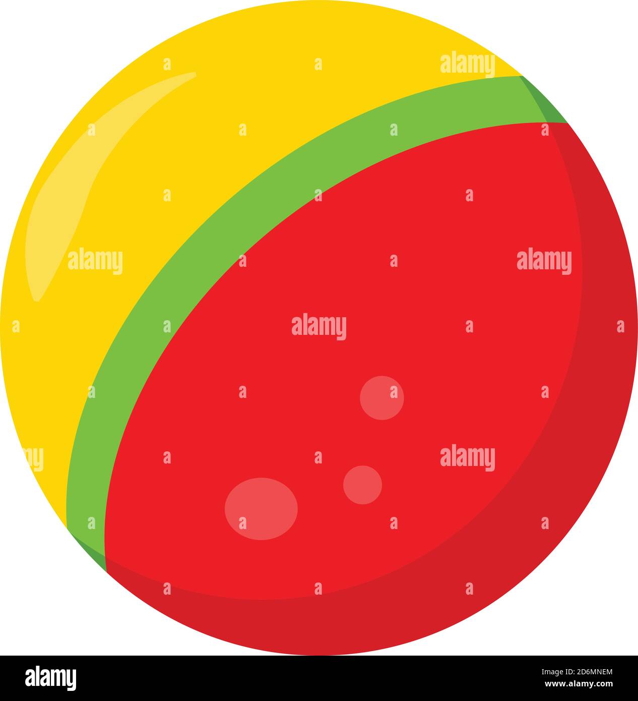 Colorful ball, illustration, vector on white background Stock Vector ...