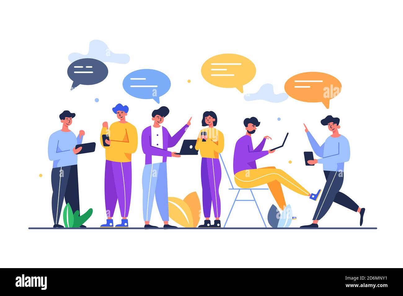 We are a team Stock Vector Images - Alamy