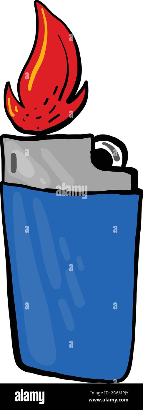 Blue flame vector vectors Cut Out Stock Images & Pictures - Alamy