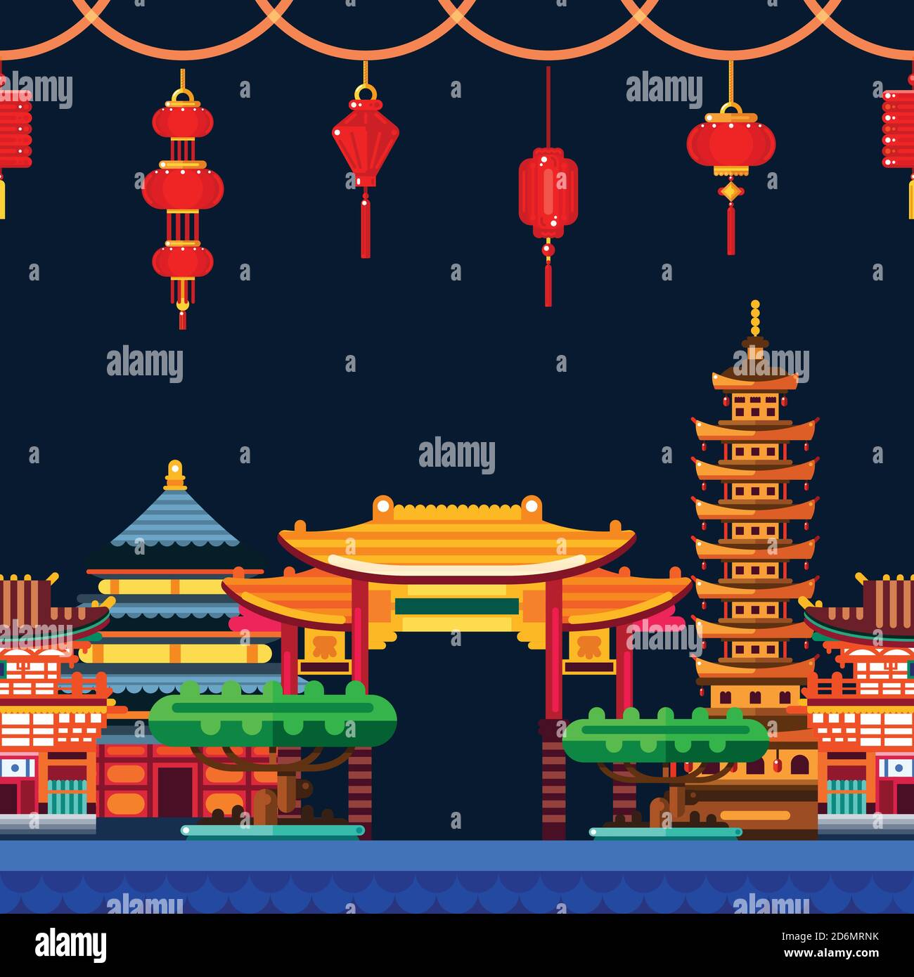 Chinese culture travel Stock Vector Images - Alamy