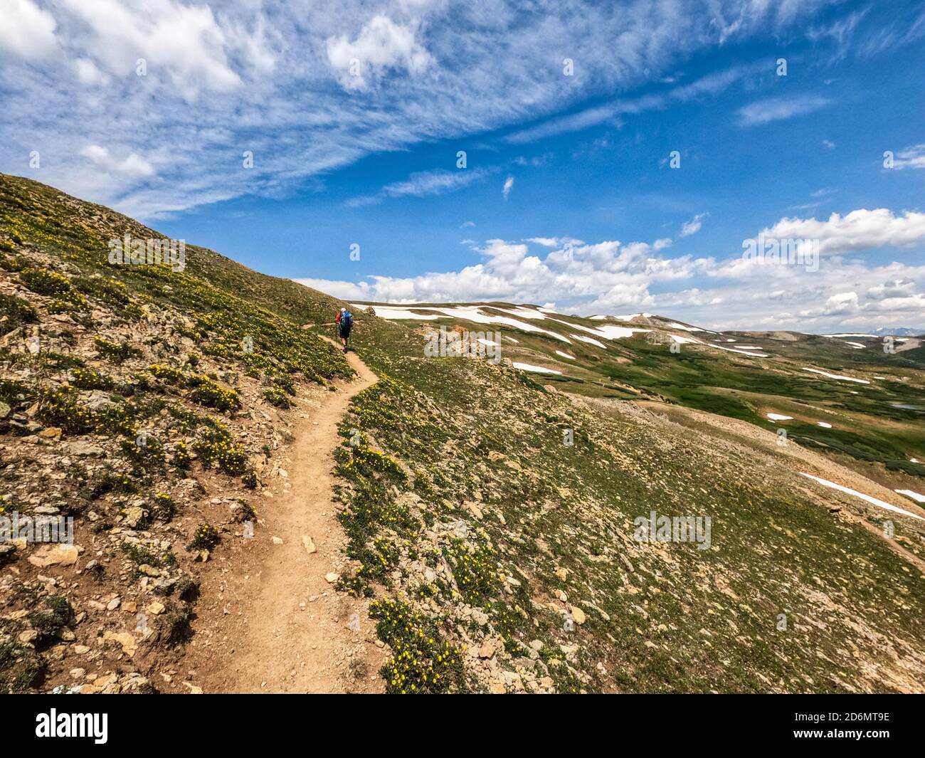 Beautiful sceneries along the 485 mile, Colorado Trail, Colorado Stock ...