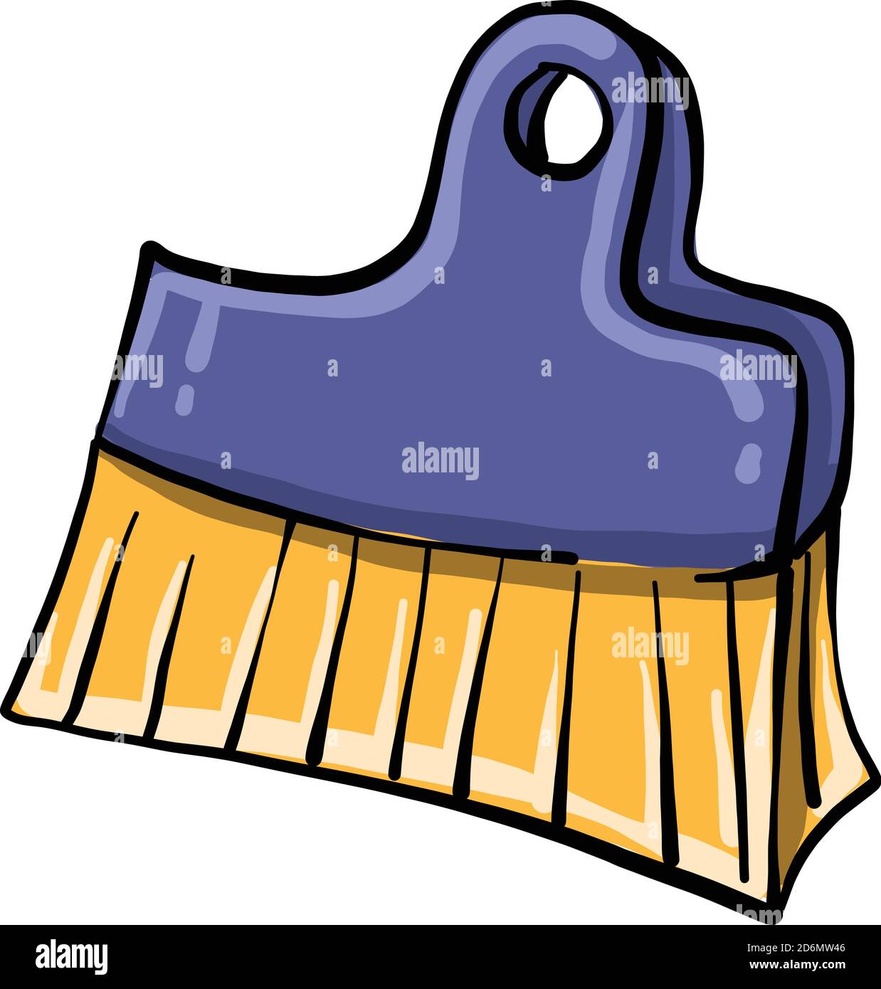 Small broom Stock Vector Images - Alamy