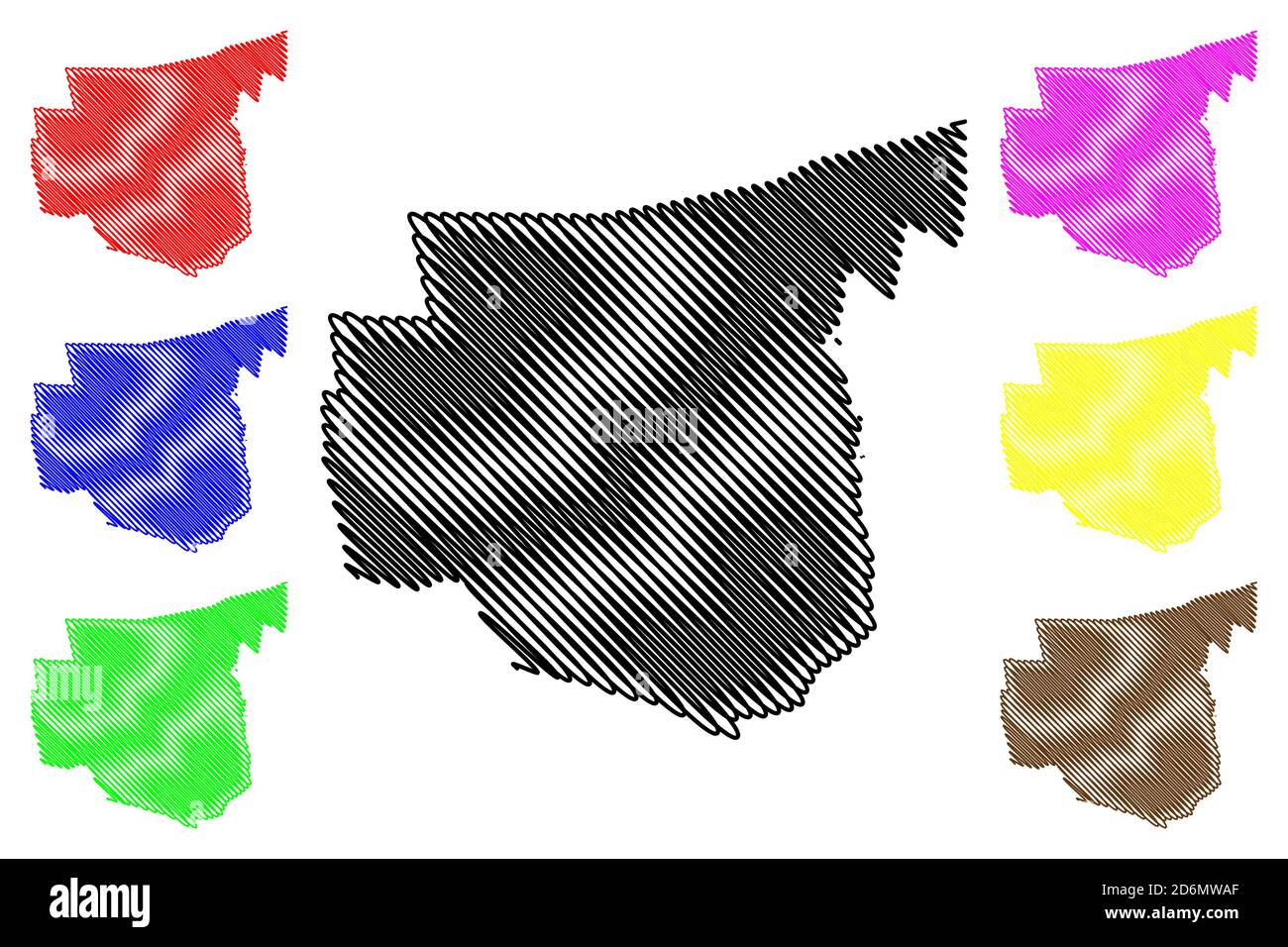 San Juan City (Argentine Republic, San Juan Province) map vector ...