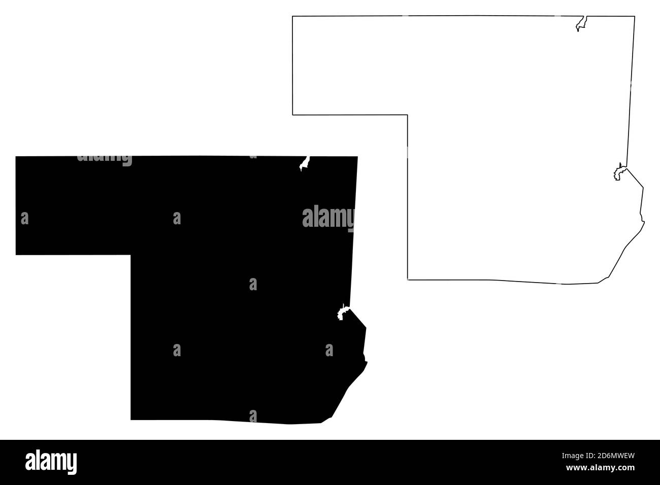Northern state (Republic of the Sudan, North Sudan) map vector ...
